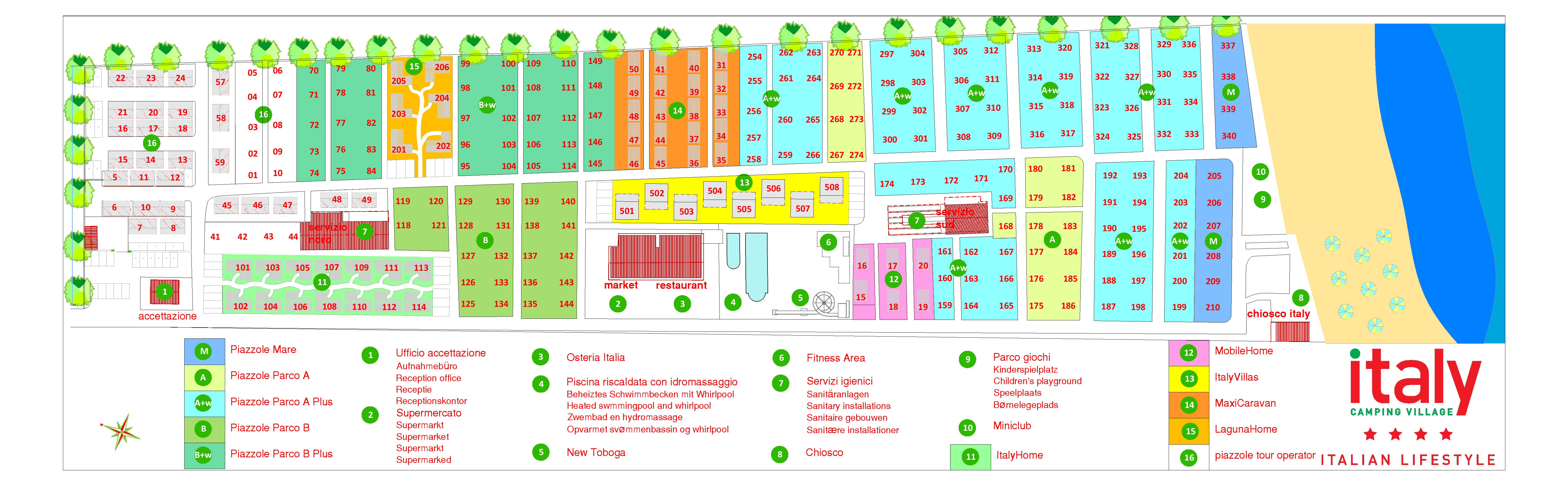 Map | Italy Camping Village