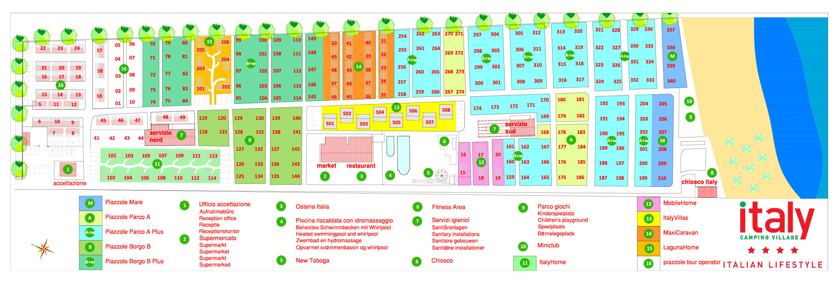 Map | Italy Camping Village